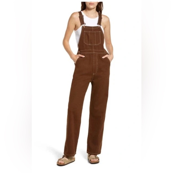 Reformation | Jeans | Reformation Brown Womens Jeans Overalls | Poshmark